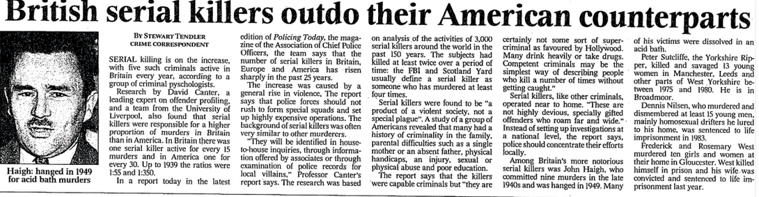 Exploring the term 'serial killer' and the media's role in serial ...