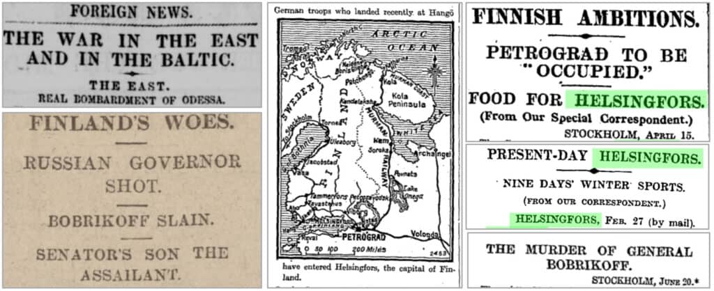 Finnish War History, explored with Gale Primary Sources