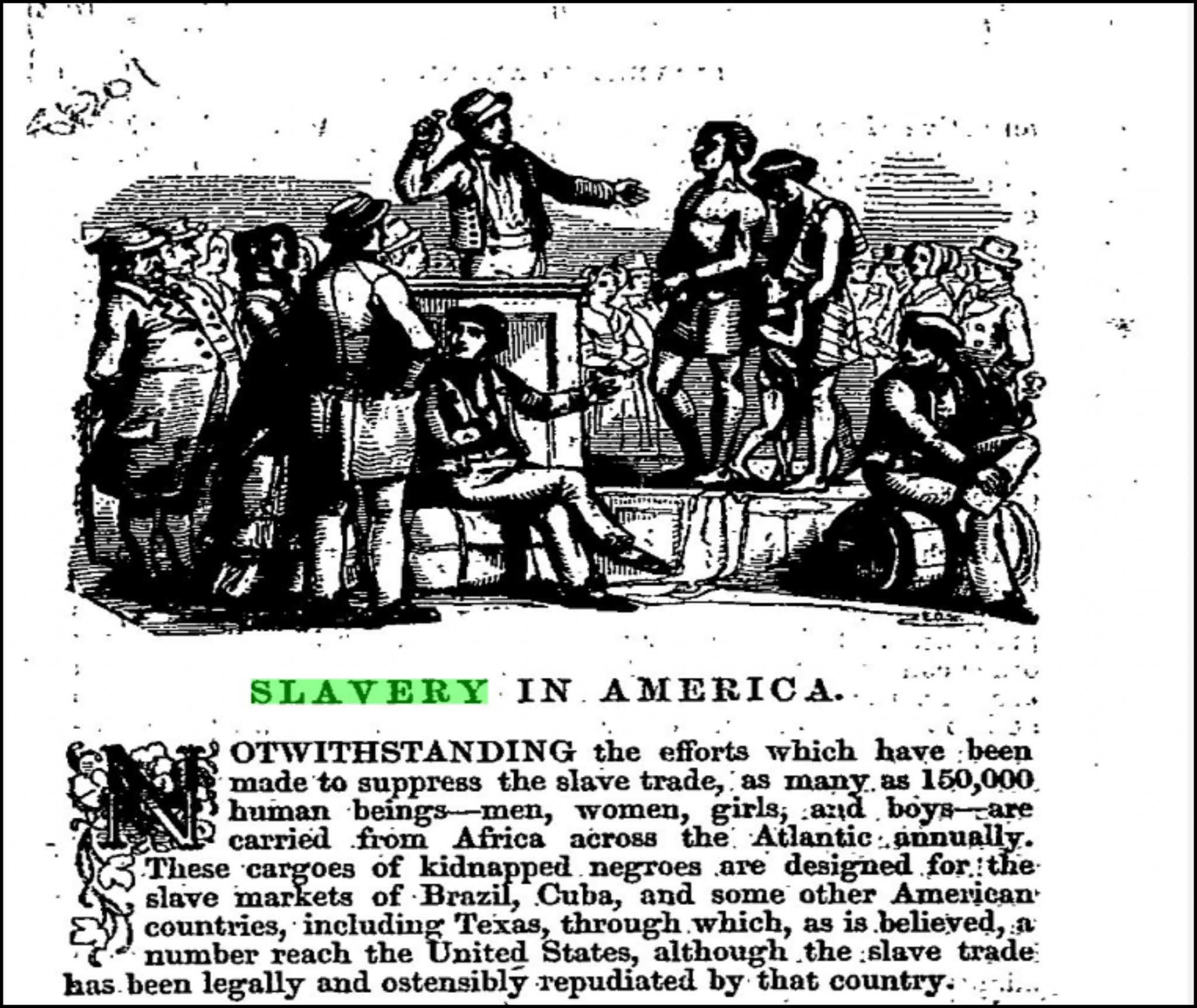 Comparing African Slavery and Trans-Atlantic Trade